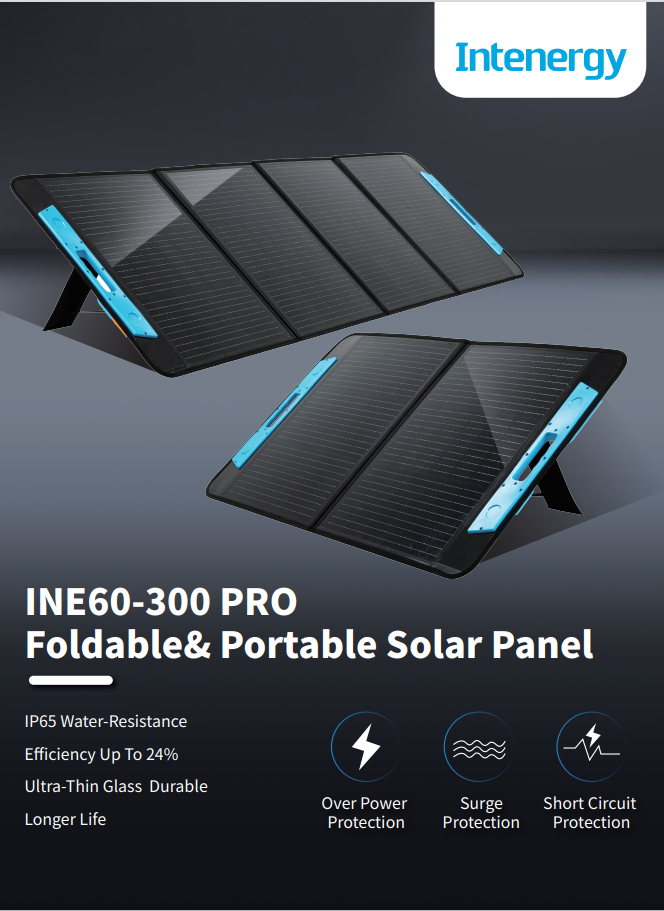 Intenergy Foldable Solar Panel 300W PRO for Camping - Buy foldable ...